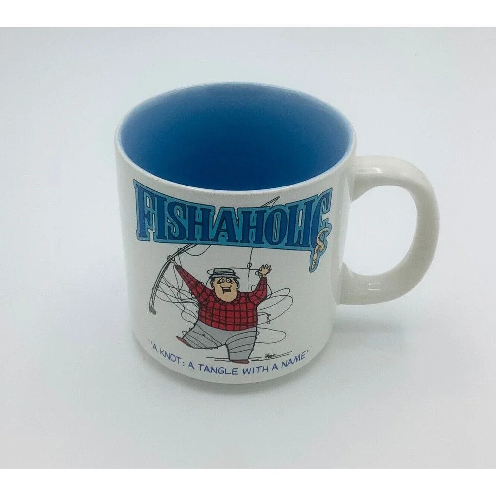 Papel | Dining | Papel Fishaholic Coffee Mug Cup A Knot A Tangle With A ...